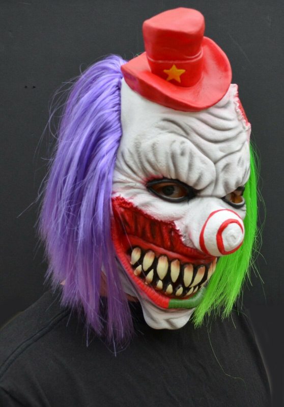 Psycho Clown Mask - Acid Halloween Masks are Scary AF