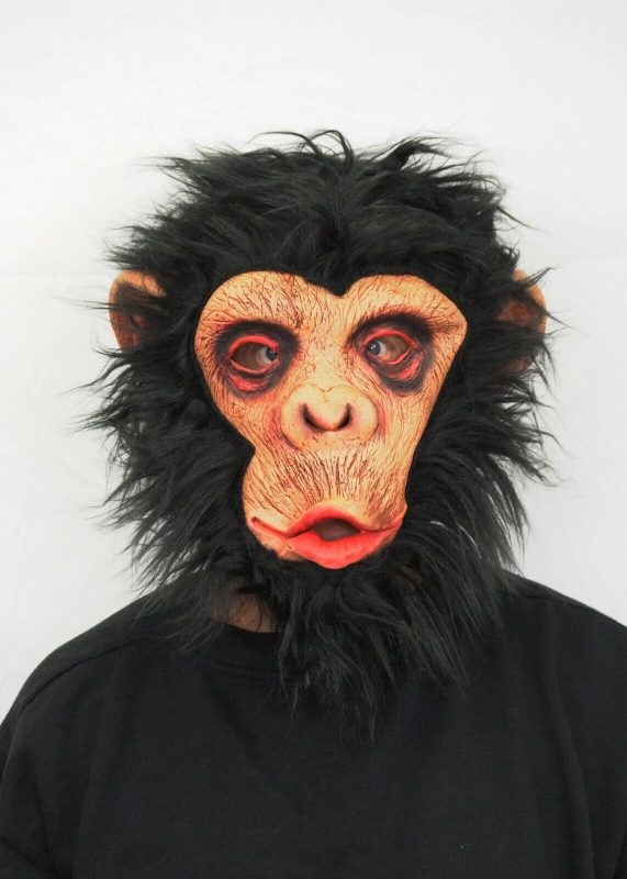 Monkey Mask with hair - Acid Halloween Masks are Scary AF
